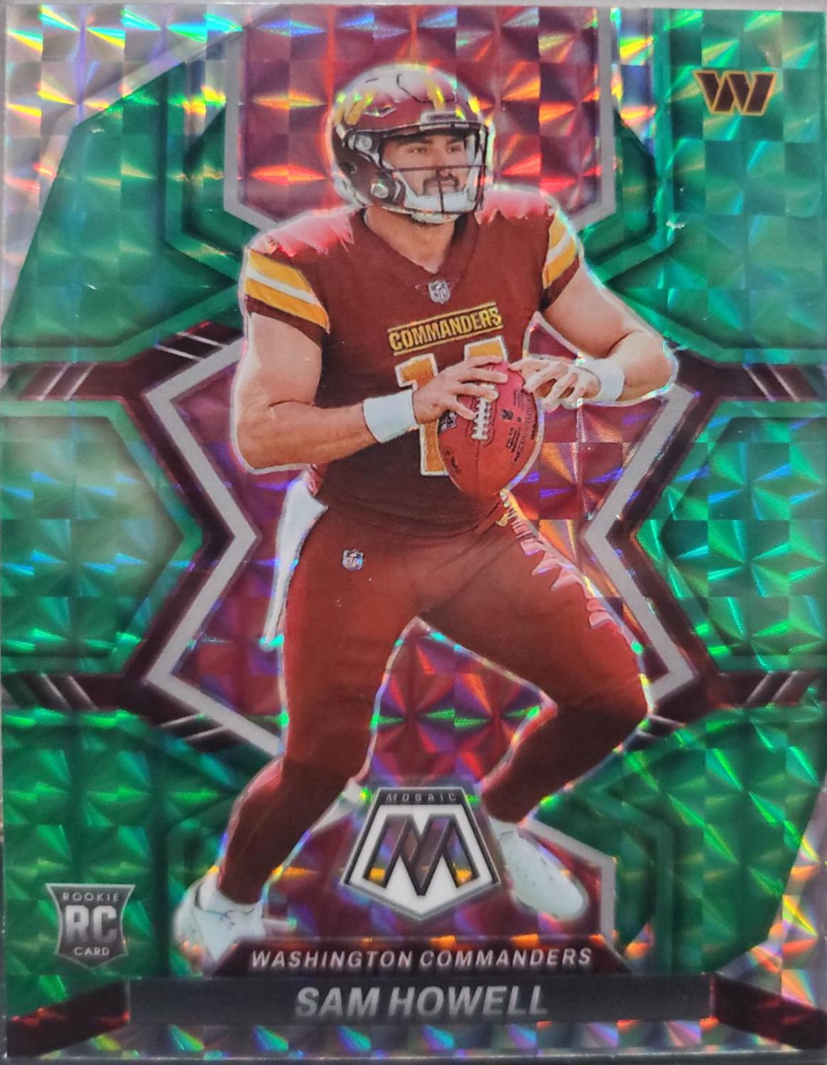 Sam Howell [Green] #305 Prices | 2022 Panini Mosaic | Football Cards