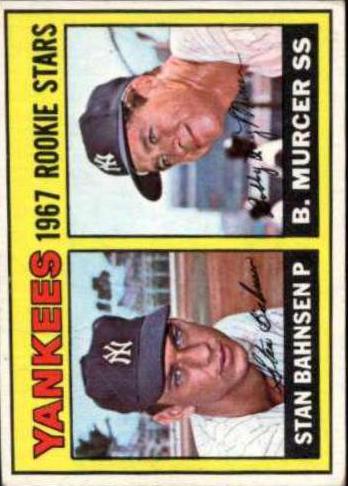 Yankees 1967 Rookie Stars #93 Prices | 1967 Topps | Baseball Cards