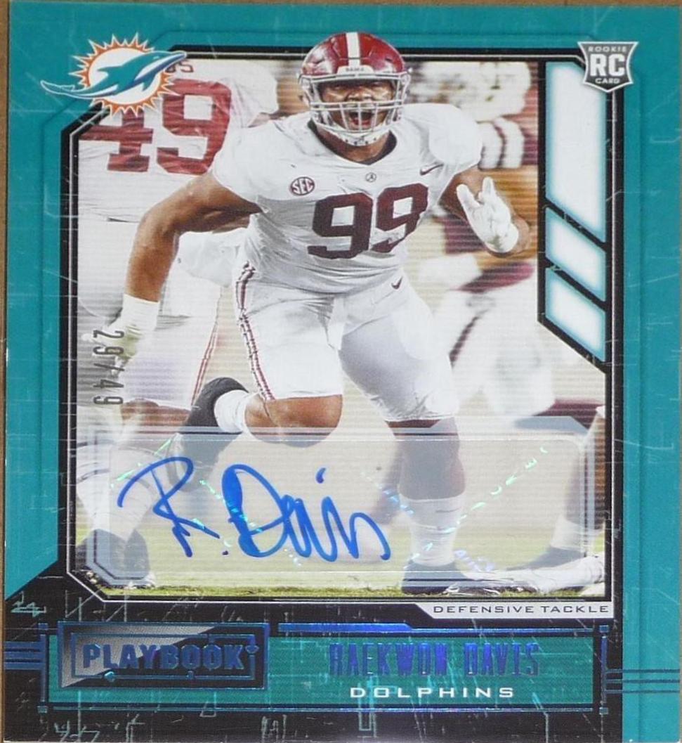 Raekwon Davis [Signature Platinum] #187 Prices | 2020 Panini Playbook ...