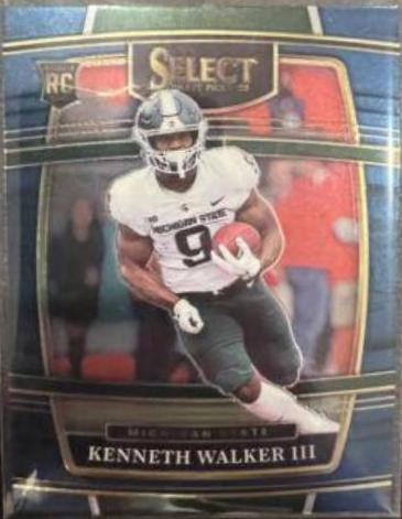 Kenneth Walker III [Blue] #15 Prices [Rookie] | 2022 Panini Select ...