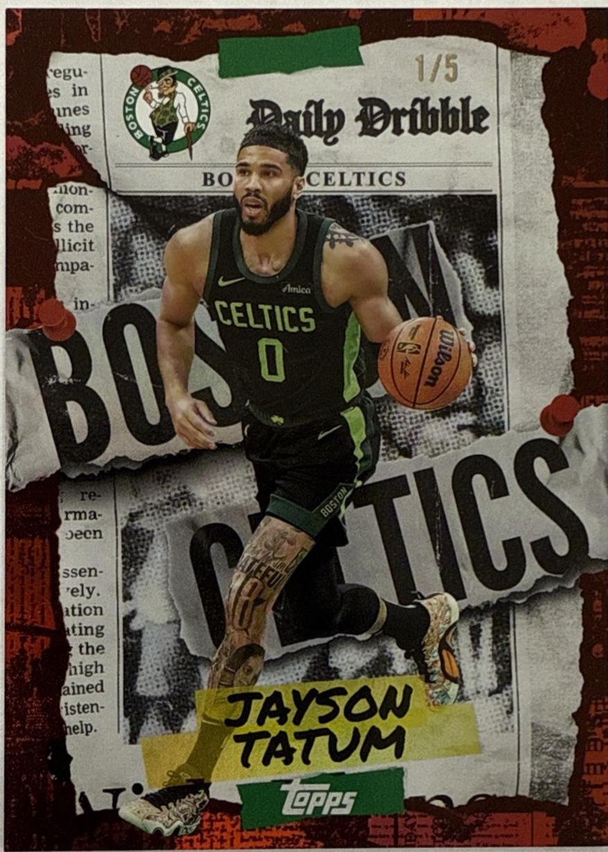 Jayson Tatum [Holo Red Foil] #1 Prices | 2025 Topps | Basketball Cards
