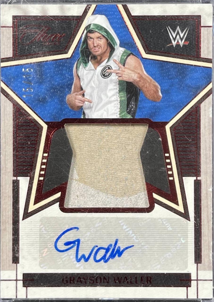 Grayson Waller [Red] #20 Prices | 2024 Panini Three Count WWE Superstar ...