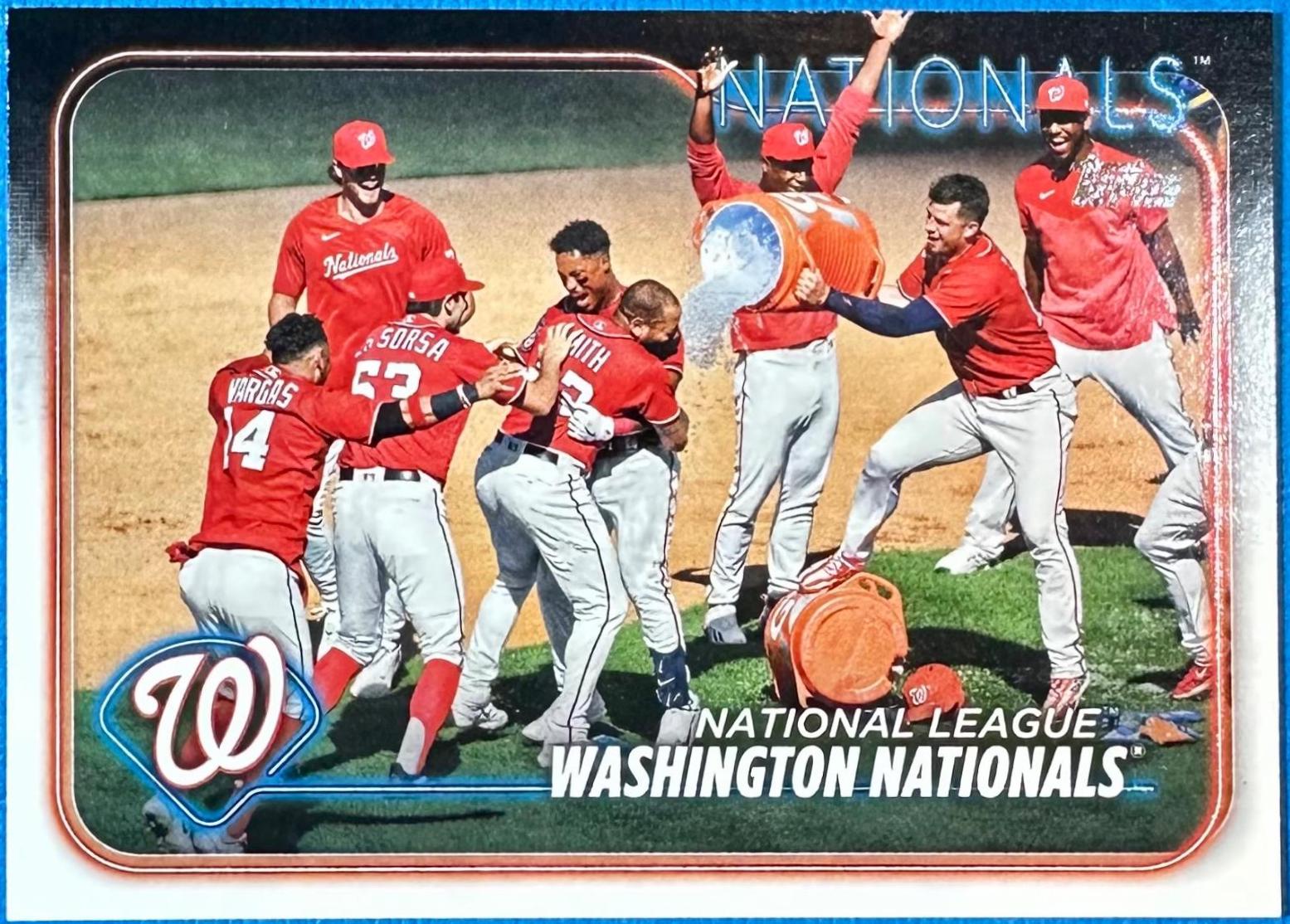 Washington Nationals #417 Prices | 2024 Topps | Baseball Cards