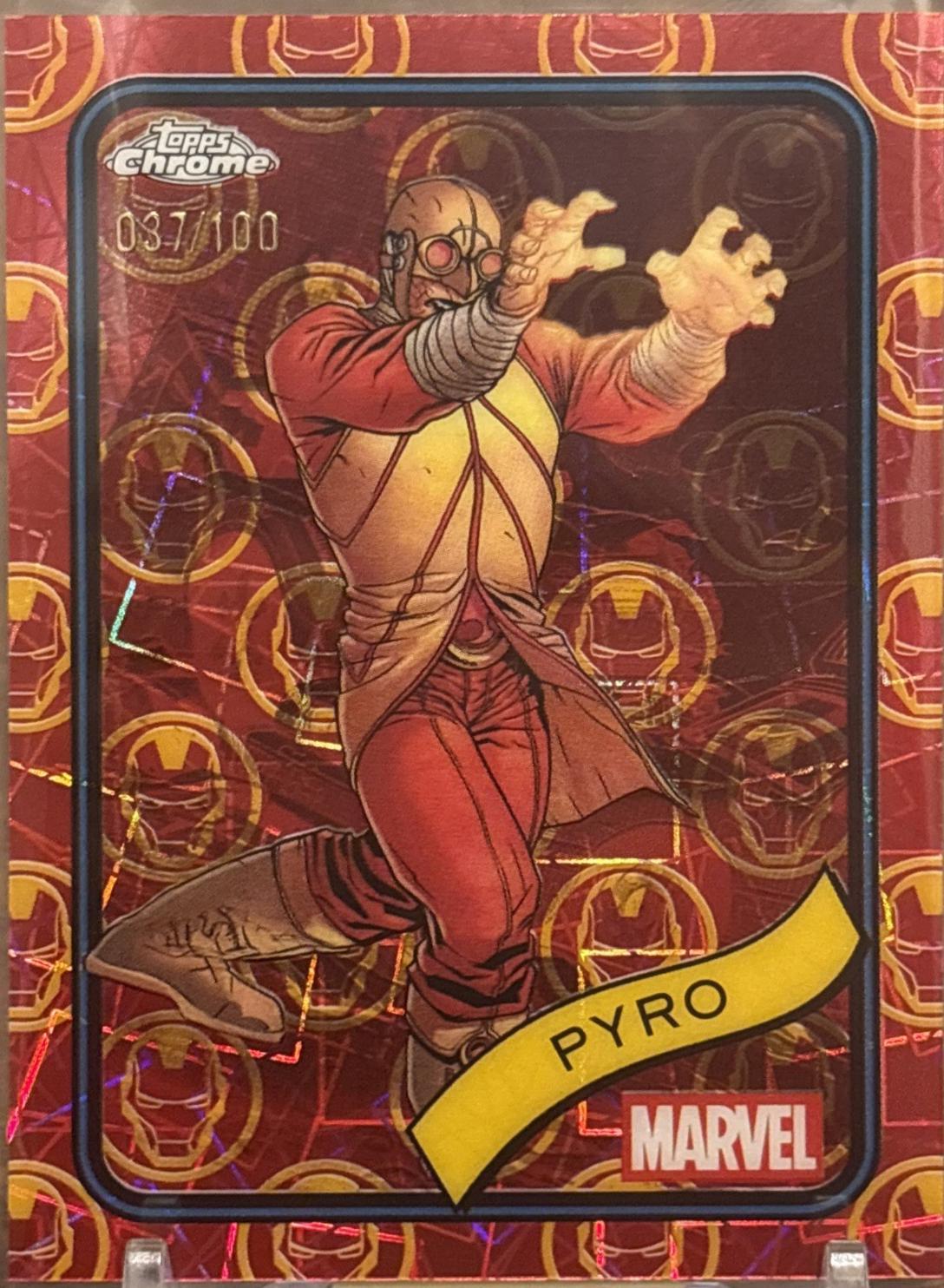Pyro [Red Gold Lazer] #66 Prices | Marvel 2025 Topps Chrome | Marvel Cards