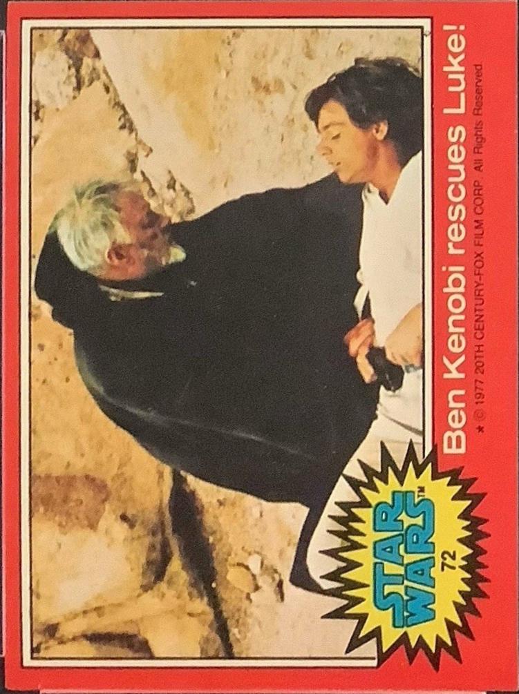 Ben Kenobi rescues Luke! #72 Prices | Star Wars 1977 Topps | Star Wars ...