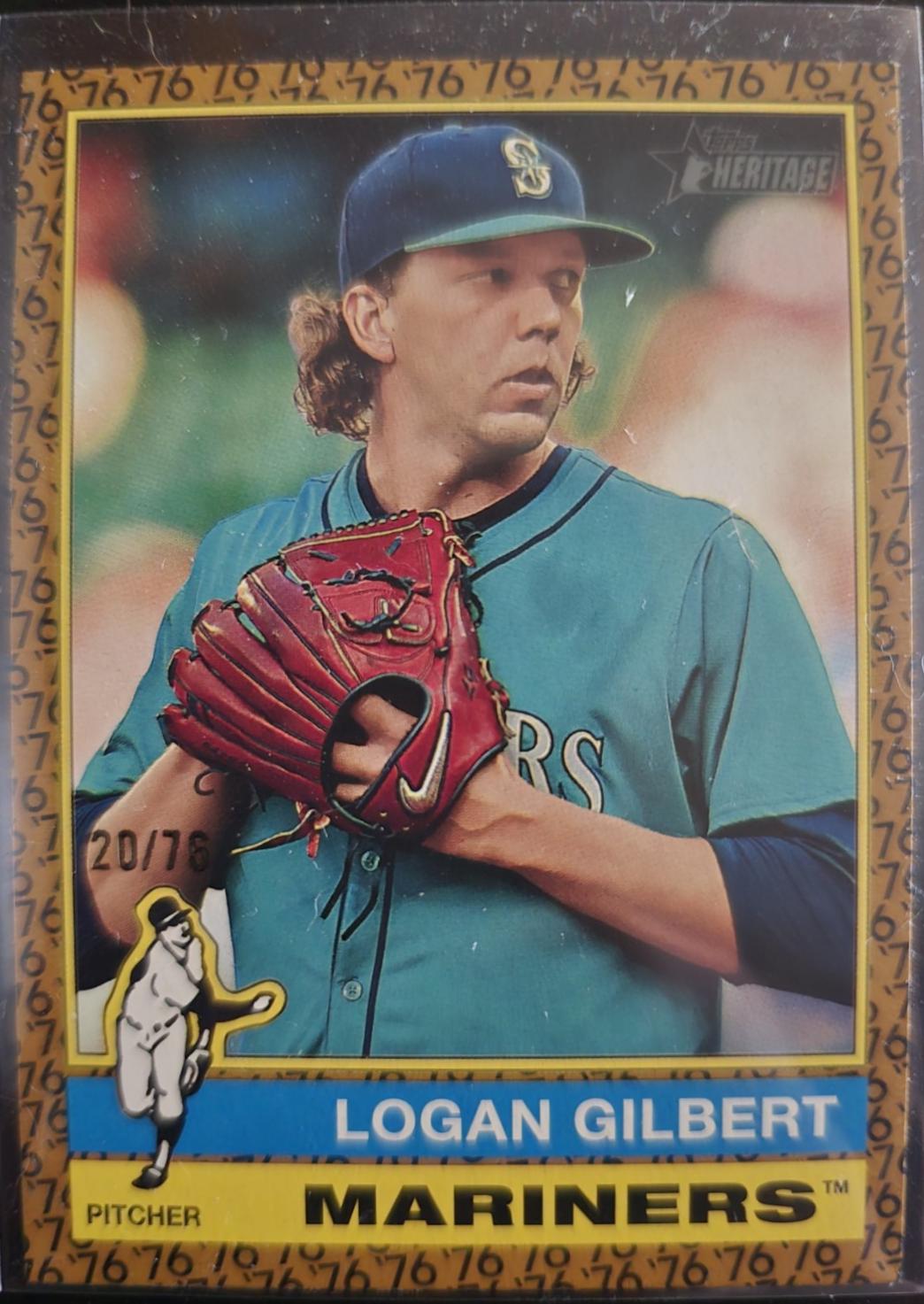 Logan Gilbert [Color of the Year] #492 Prices | 2025 Topps Heritage ...