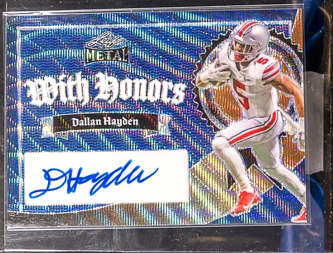 Dallan Hayden [Blue Wave] #WH-DH1 Prices | 2024 Leaf Metal With Honors ...