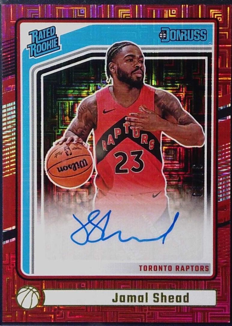 Jamal Shead [Choice Red Signature] #300 Prices | 2024 Panini Donruss ...