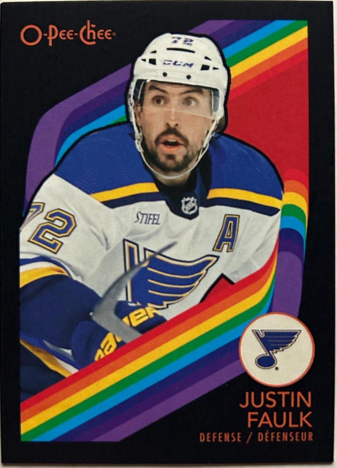 Justin Faulk [Retro Black Border] #241 Prices | 2023 O-Pee-Chee ...