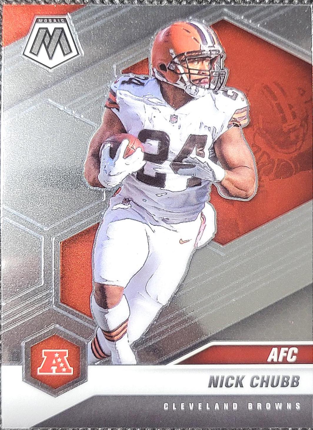 Nick Chubb #231 Prices | 2021 Panini Mosaic | Football Cards