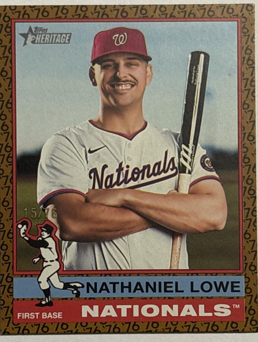 Nathaniel Lowe [Color of the Year] #485 Prices | 2025 Topps Heritage ...