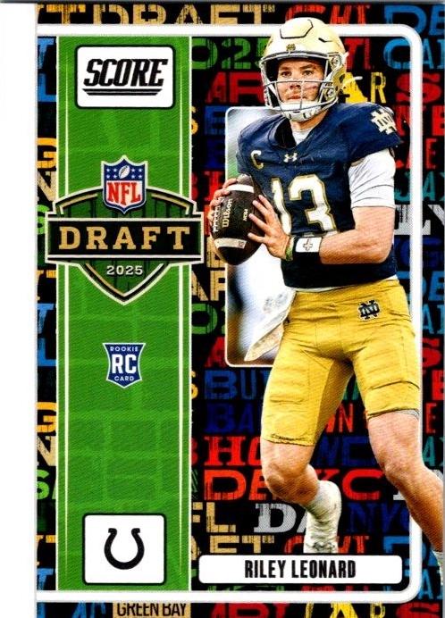 Riley Leonard #20 Prices | 2025 Panini Score NFL Draft | Football Cards