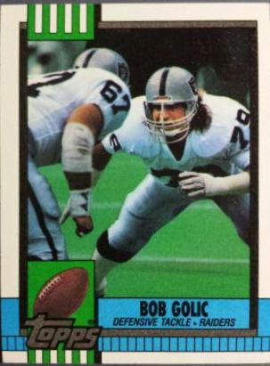 Bob Golic #296 Prices | 1990 Topps | Football Cards