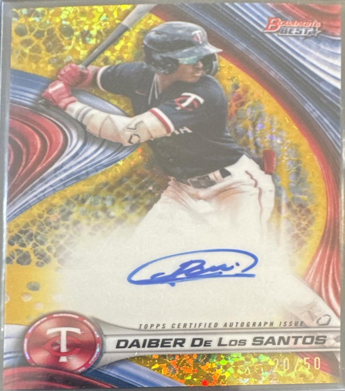 Daiber De Los Santos [Gold Refractor] #B24-DD Prices | 2024 Bowman’s ...