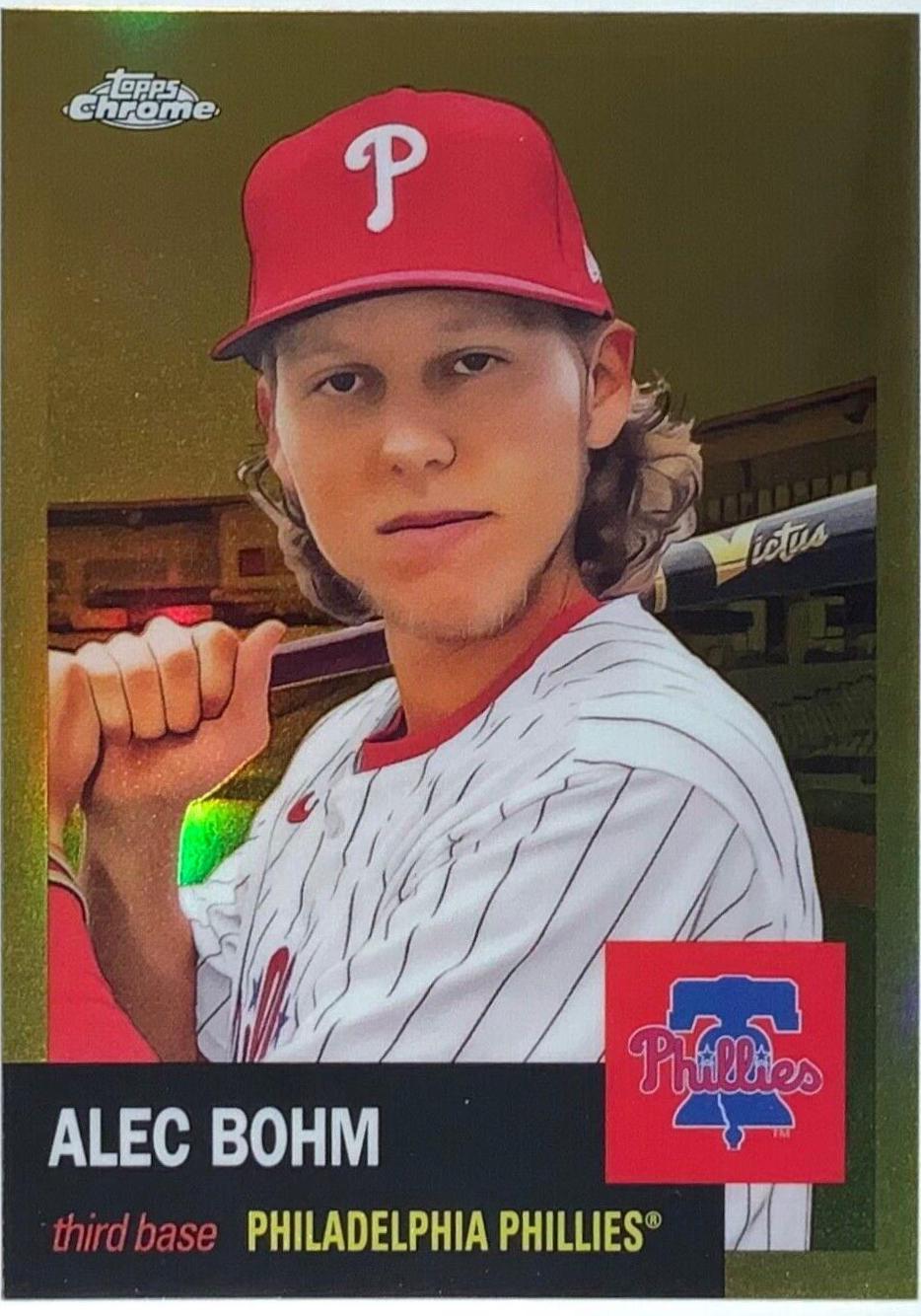 Alec Bohm [Gold] #322 Prices | 2022 Topps Chrome Platinum Anniversary ...