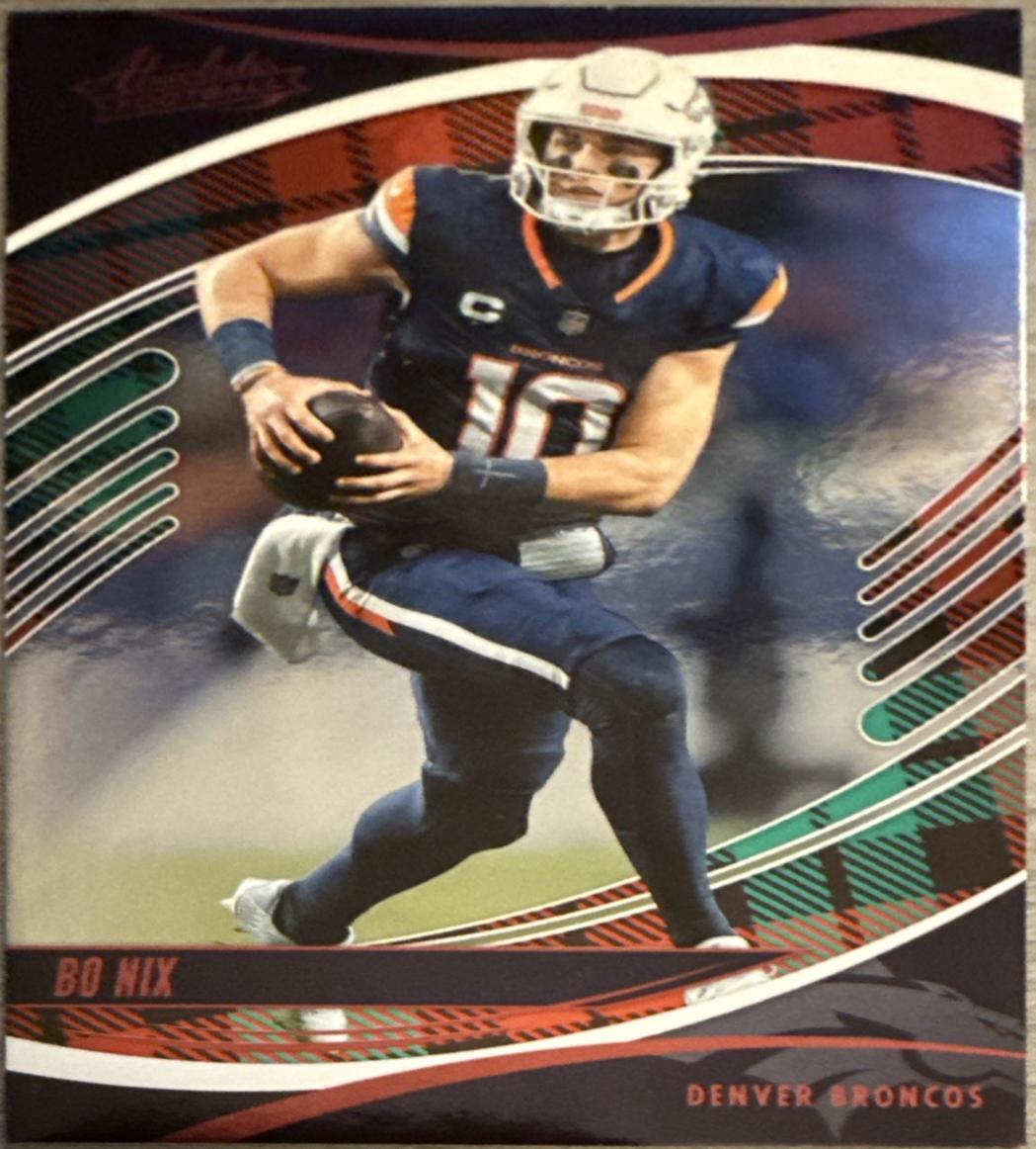 Bo Nix [Red Green] #65 Prices | 2025 Panini Absolute | Football Cards
