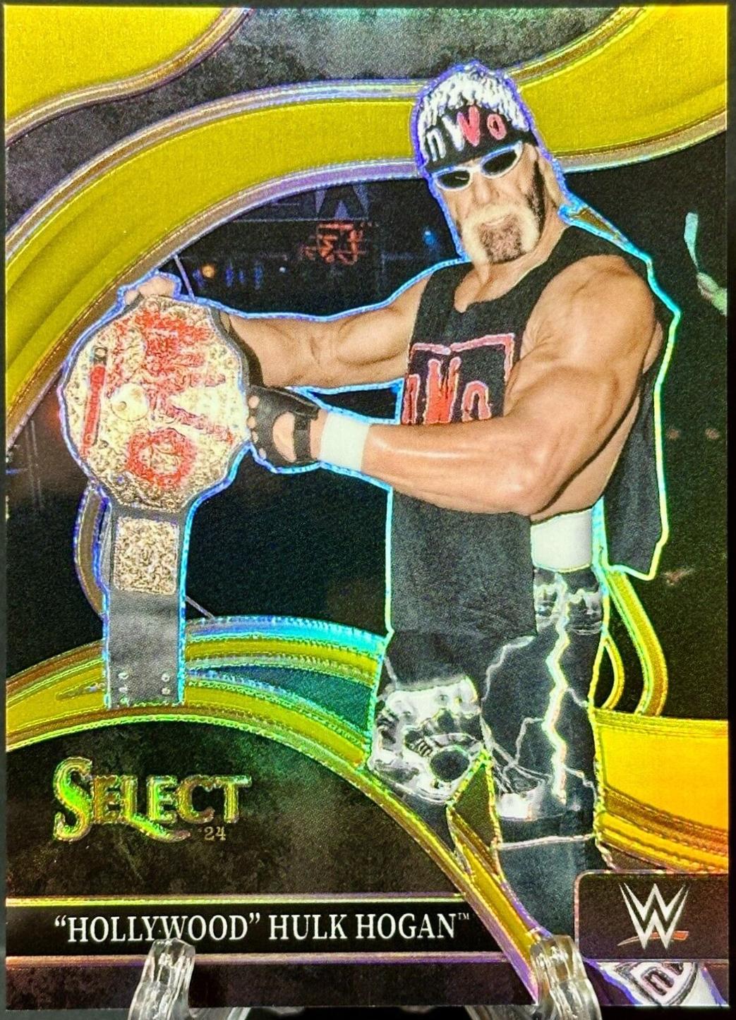 Hollywood Hulk Hogan [Gold Prizm] #254 Prices | 2024 Panini Select WWE | Wrestling Cards