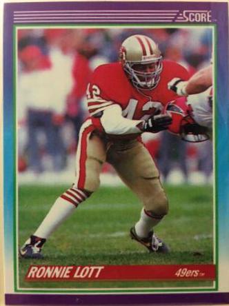 Ronnie Lott #170 Prices | 1990 Panini Score | Football Cards