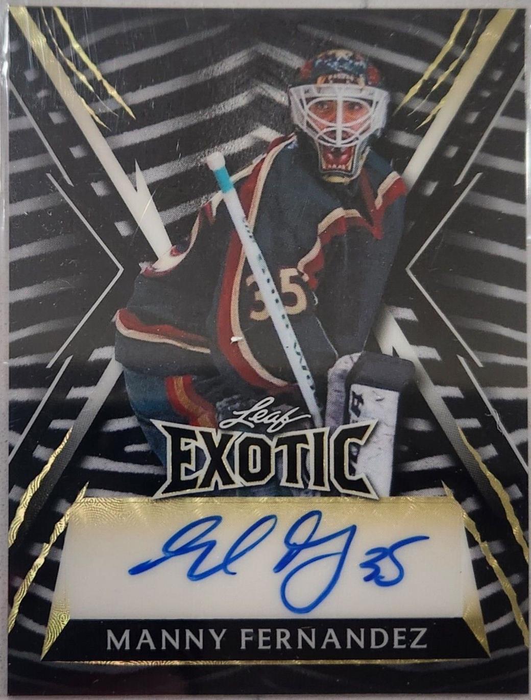 Manny Fernandez [Super Prismatic Zebra] #E-MF1 Prices | 2024 Leaf Metal ...