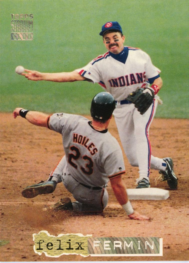 Felix Fermin [Golden Rainbow] #81 Prices | 1994 Stadium Club | Baseball ...