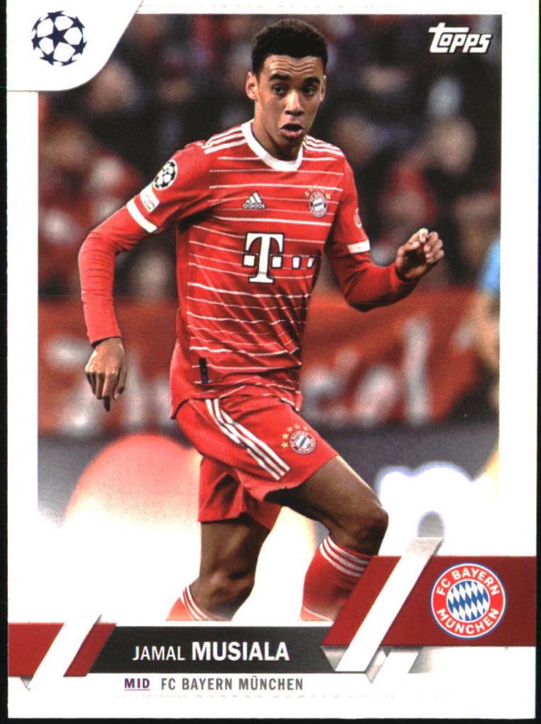 Jamal Musiala #42 Prices | 2022 Topps UEFA Club Competitions | Soccer Cards
