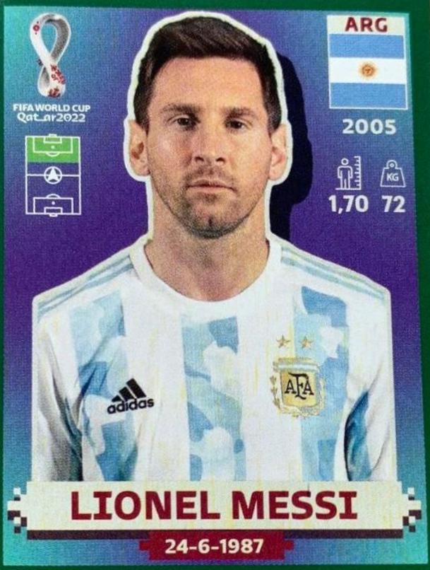 Lionel Messi [Green] #ARG20 Prices | 2022 Panini World Cup Qatar ...