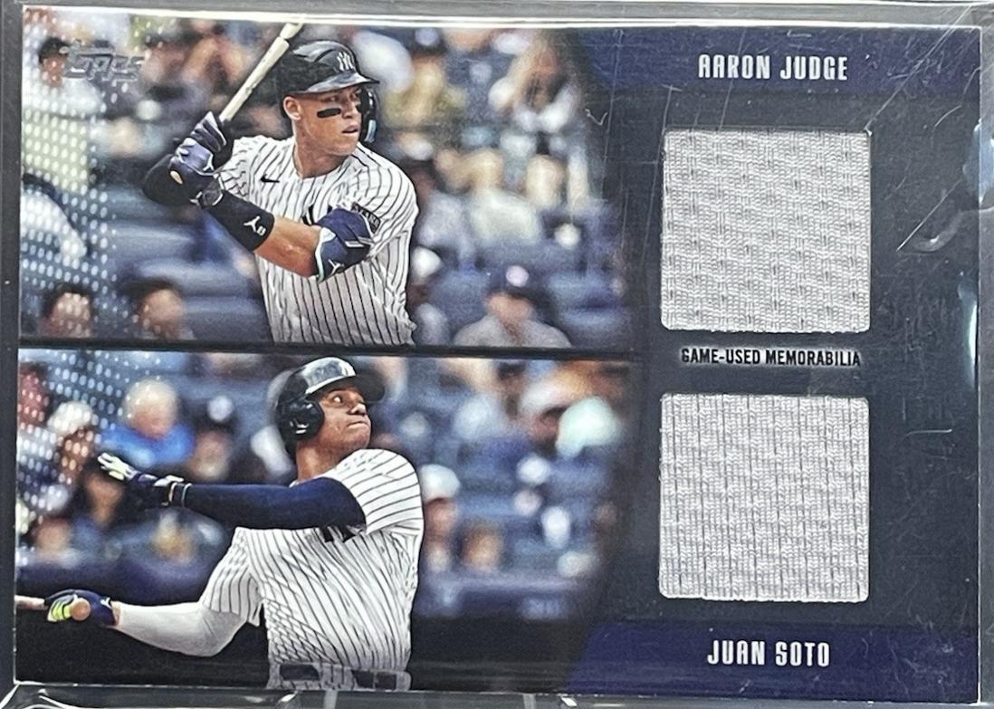 Aaron Judge / Juan Soto [Black] #MLMDR-JSO Prices | 2025 Topps Major ...