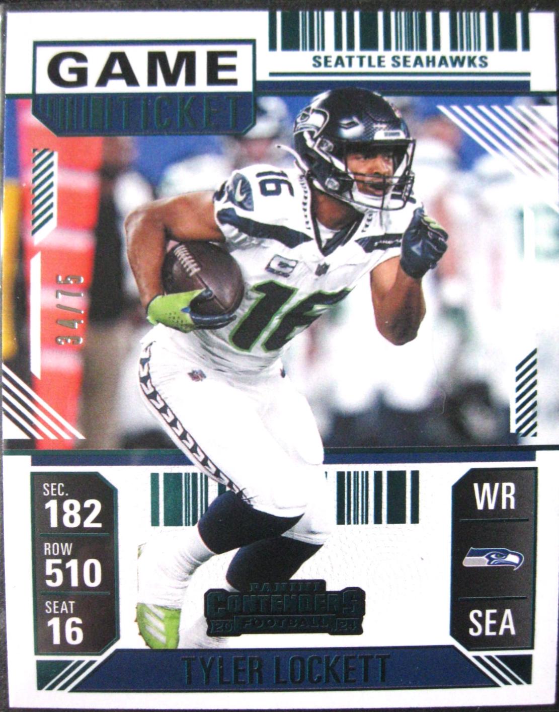 Tyler Lockett [Game Ticket Teal] #90 Prices | 2024 Panini Contenders ...