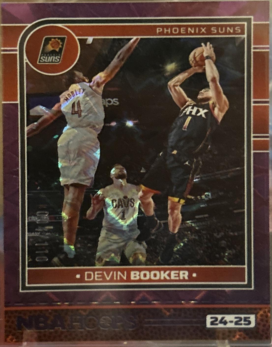Devin Booker [Purple Explosion] #1 Prices | 2024 Panini NBA Hoops ...