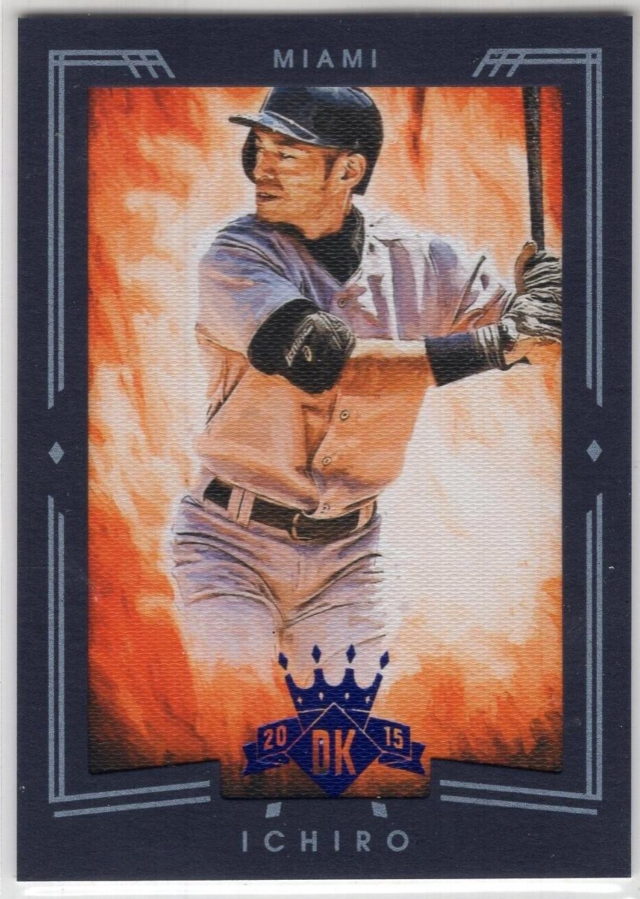 Ichiro [Framed Blue] #65 Prices | 2015 Panini Diamond Kings | Baseball ...