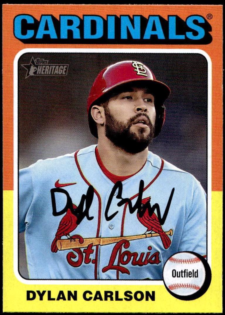 Dylan Carlson #418 Prices | 2024 Topps Heritage | Baseball Cards