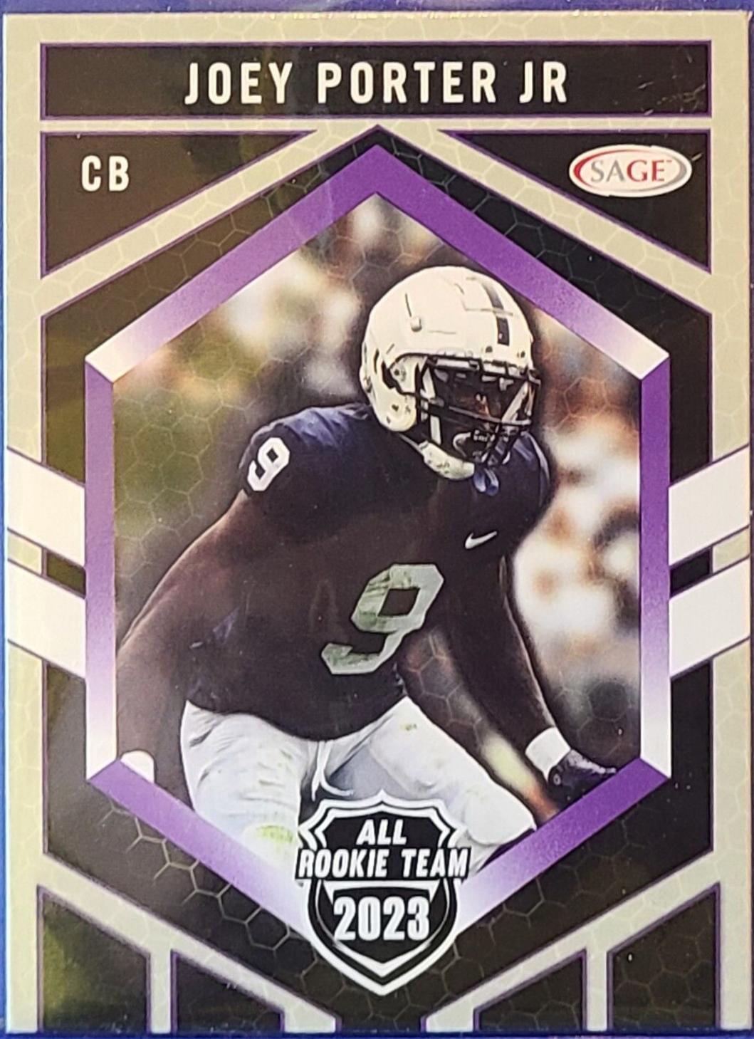Joey Porter Jr. [Purple] #RT-186 Prices | 2023 Sage | Football Cards