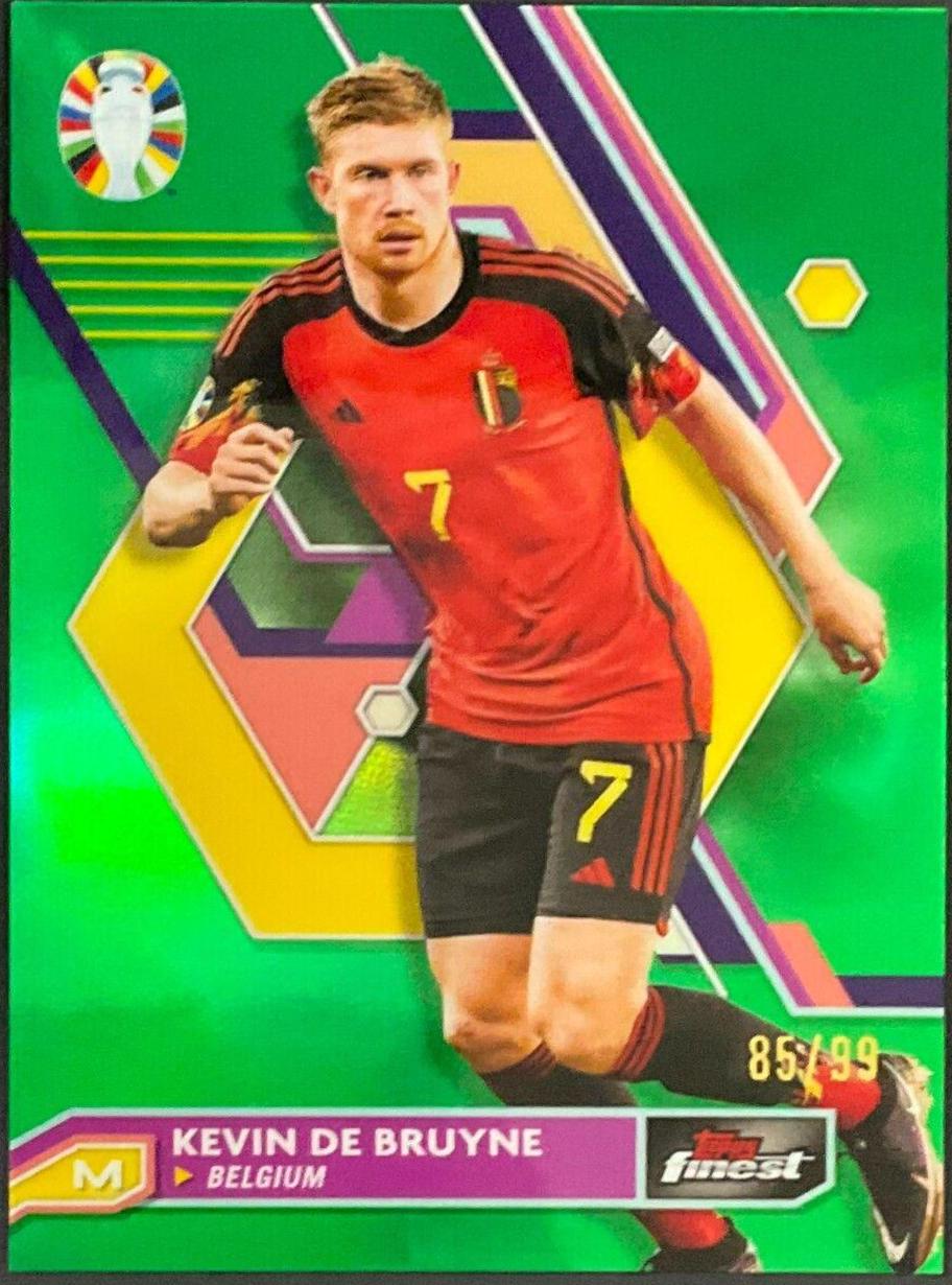 Kevin De Bruyne [Green Refractor] #6 Prices | 2023 Topps Finest Road to ...