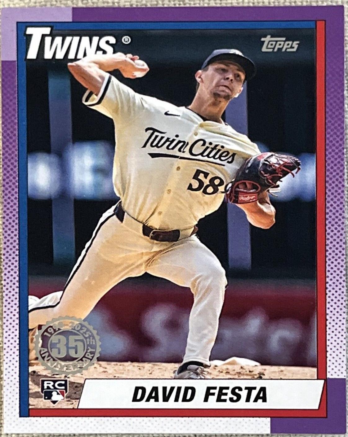 David Festa [The Real One] #T90-67 Prices | 2025 Topps 1990 | Baseball ...