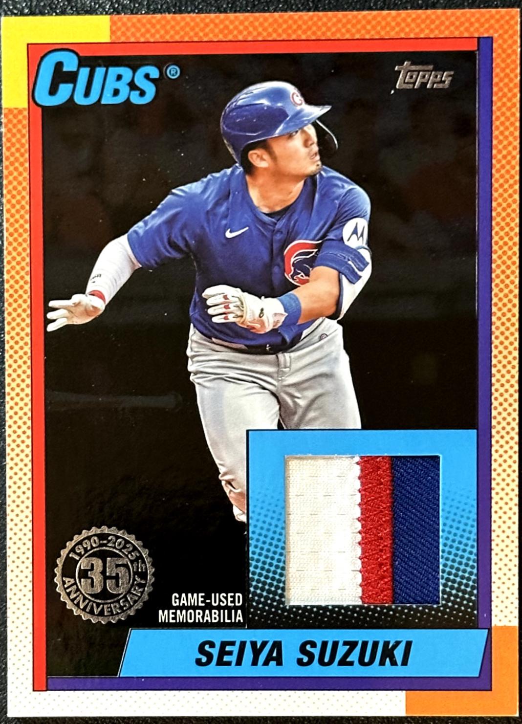 Seiya Suzuki [Black] #T90R-SSU Prices | 2025 Topps 1990 Relic ...