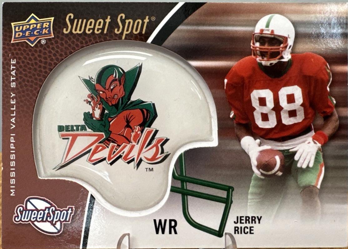 Jerry Rice #SS-JR Prices | 2015 Upper Deck Sweet Spot | Football Cards