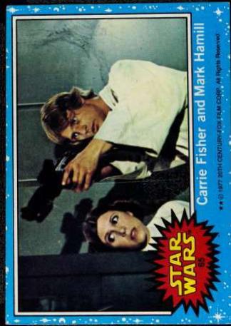 Carrie Fisher and Mark Hamill #65 Prices | Star Wars 1977 Topps | Star ...