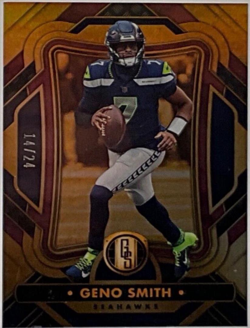 Geno Smith [Rose Gold] #91 Prices | 2023 Panini Gold Standard ...