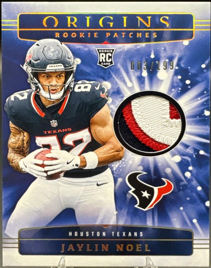 Jaylin Noel #RPH-JNL Prices | 2025 Panini Origins Rookie Patch ...