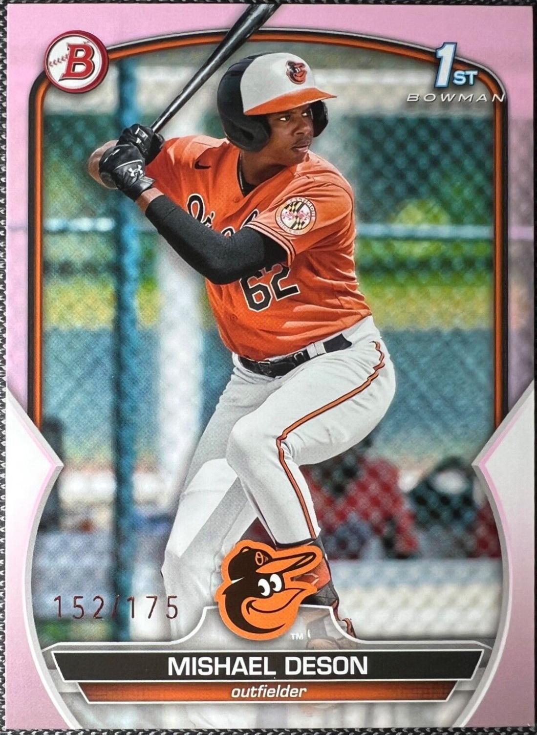 Mishael Deson [Pink] #BP-7 Prices | 2023 Bowman Paper Prospects ...