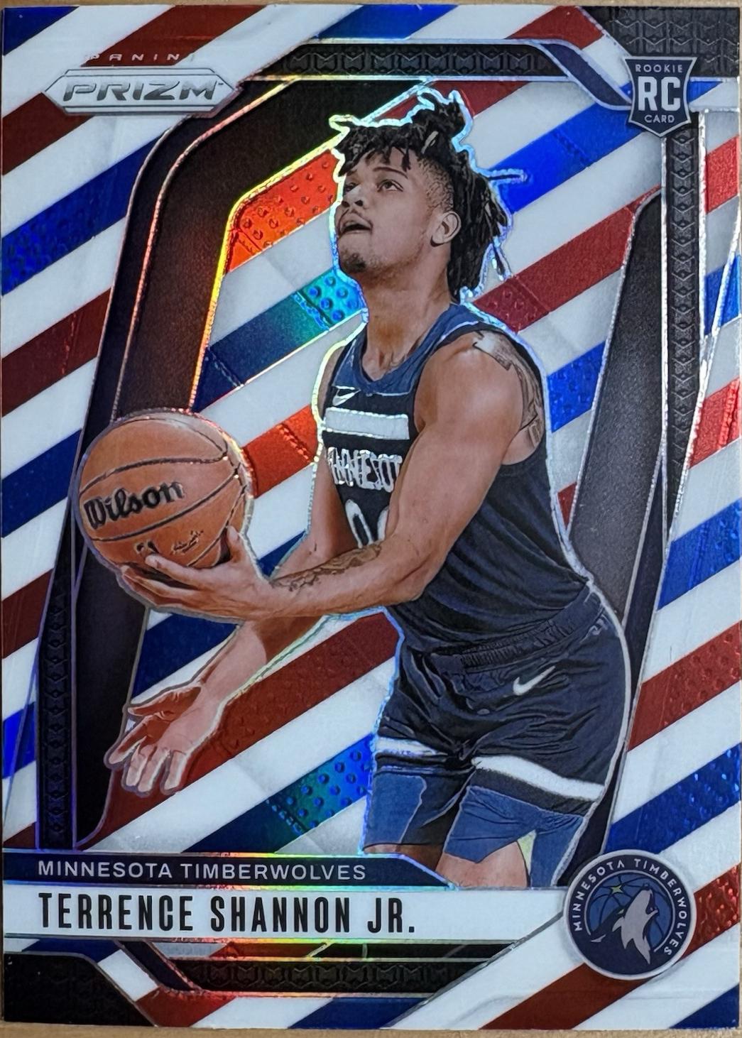 Terrence Shannon Jr. [Red White Blue] #224 Prices | 2024 Panini Prizm ...