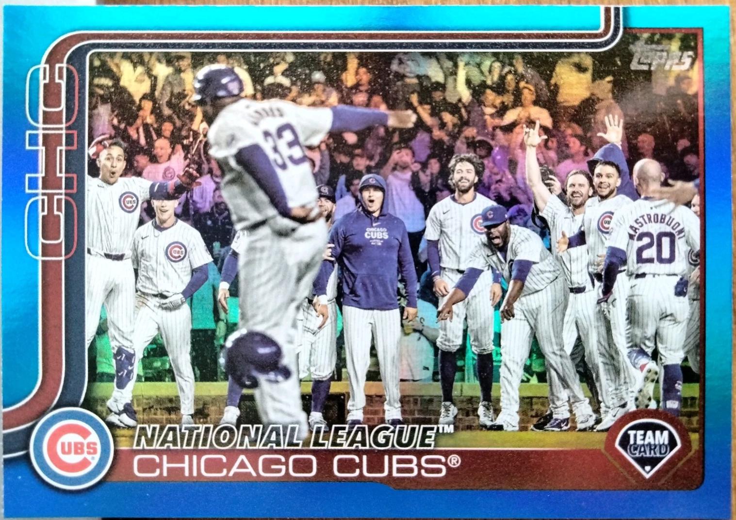 Chicago Cubs [Blue Foil] #60 Prices | 2025 Topps | Baseball Cards