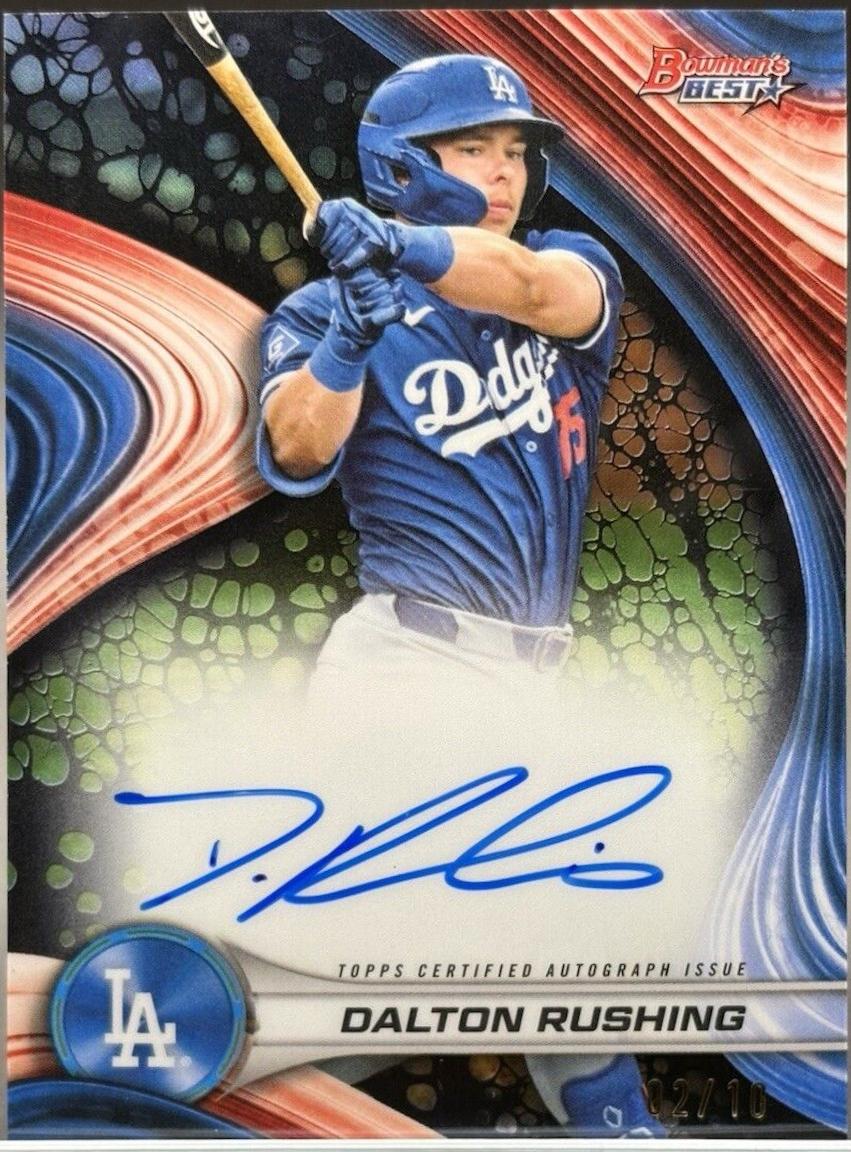 Dalton Rushing [Black Refractor] #B24-DR Prices | 2024 Bowman's Best of ...