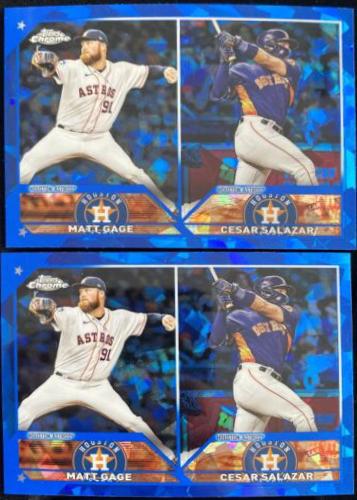 Cesar Salazar, Matt Gage #USCS318 Prices | 2023 Topps Chrome Update ...
