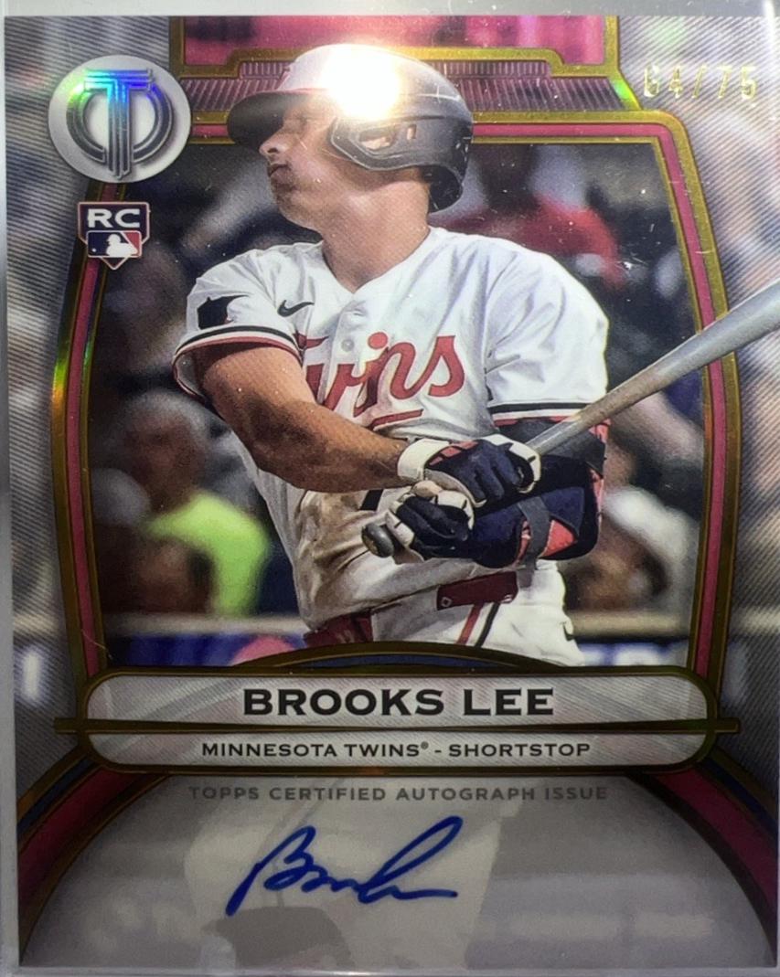 Brooks Lee [Gold] #TA-BL Prices | 2025 Topps Tribute Autograph ...