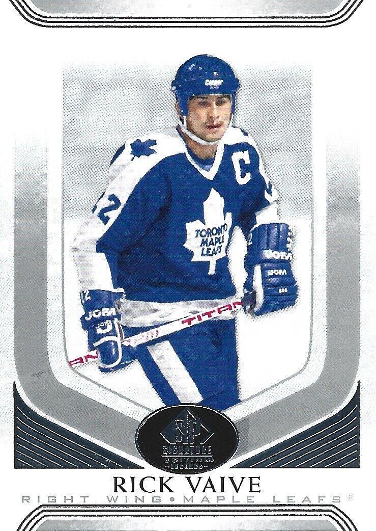 Rick Vaive 80 Prices 2020 Sp Signature Edition Legends Hockey Cards