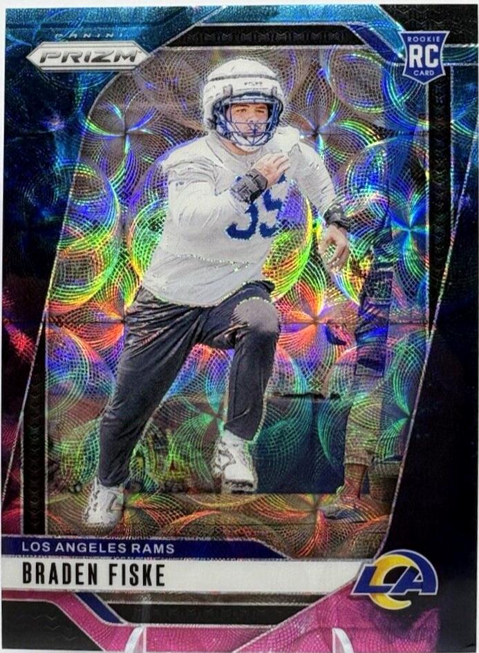 Braden Fiske [Choice Nebula] #310 Prices | 2024 Panini Prizm | Football ...
