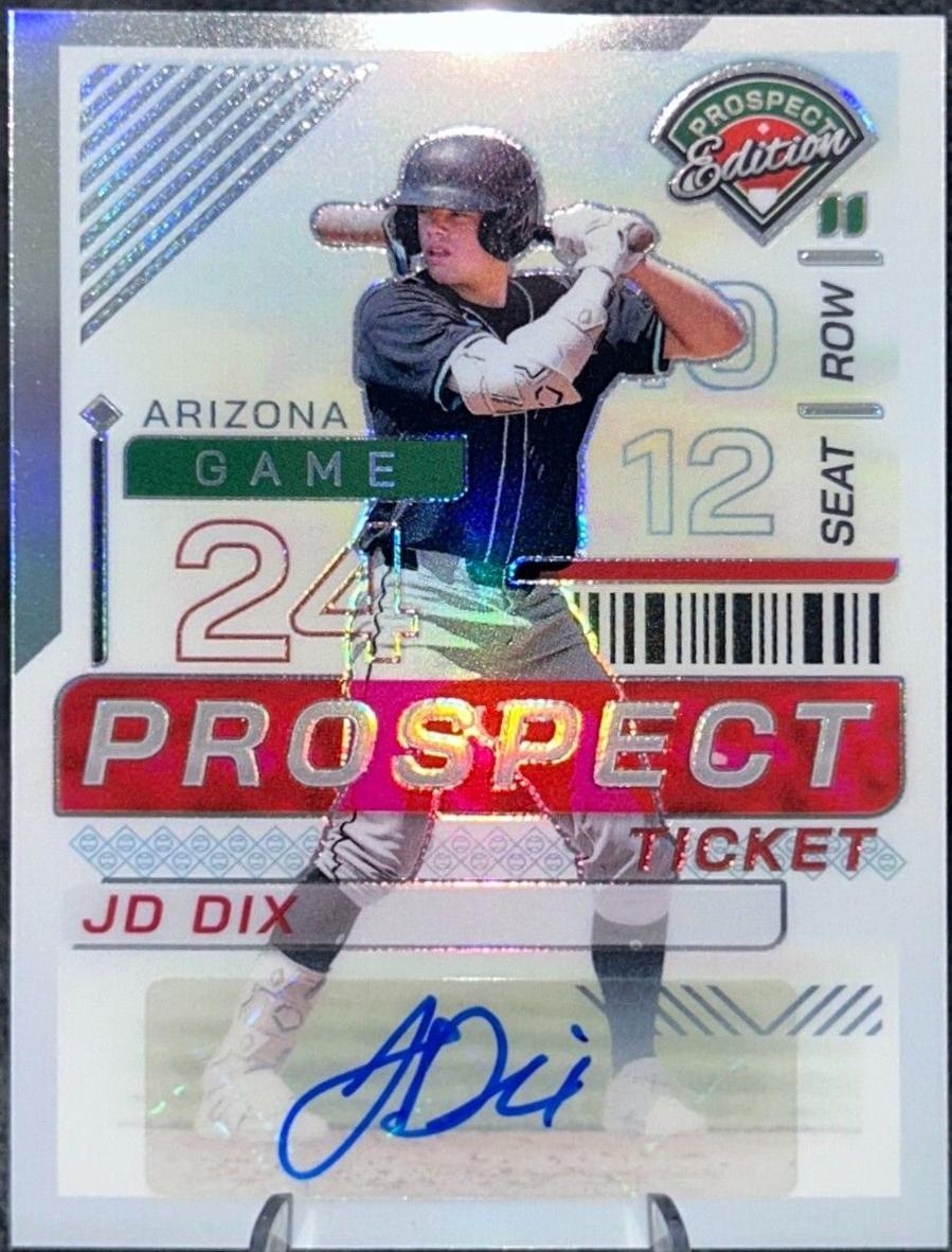 JD Dix [Silver Holo Ticket Signature] #123 Prices | 2024 Panini ...