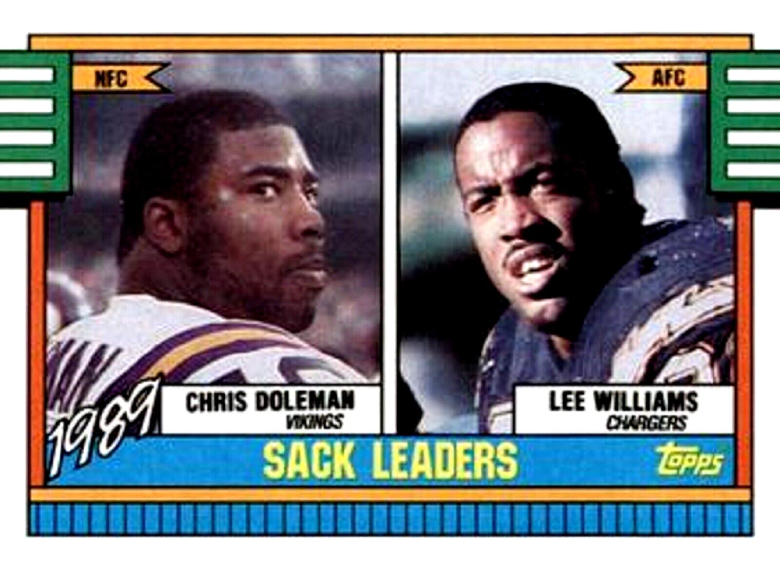 Chris Doleman, Lee Williams #193 Prices | 1990 Topps | Football Cards