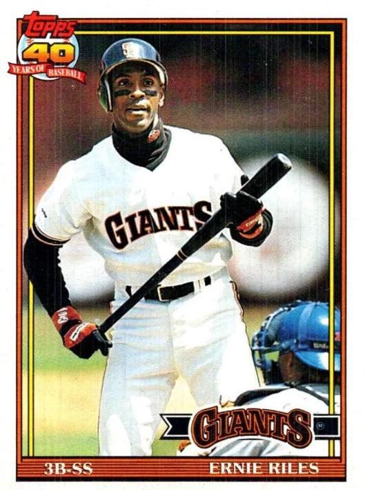 Ernie Riles #408 Prices | 1991 Topps | Baseball Cards